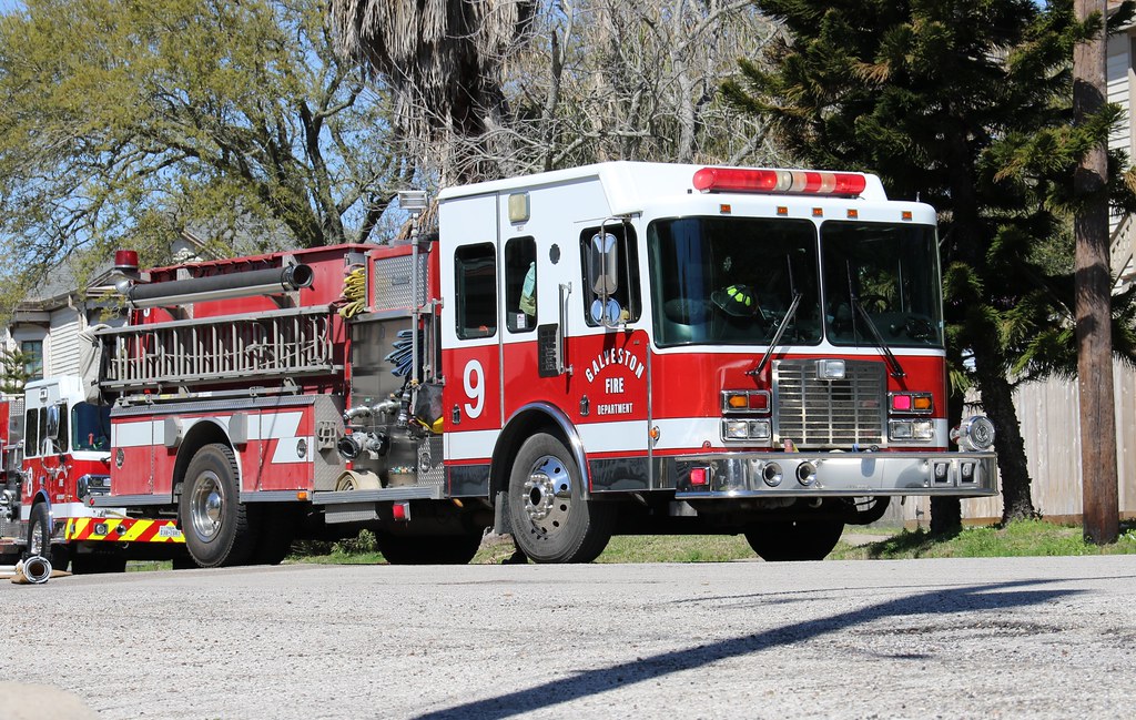 Galveston fire damages garage apartment; firefighter treated for ...